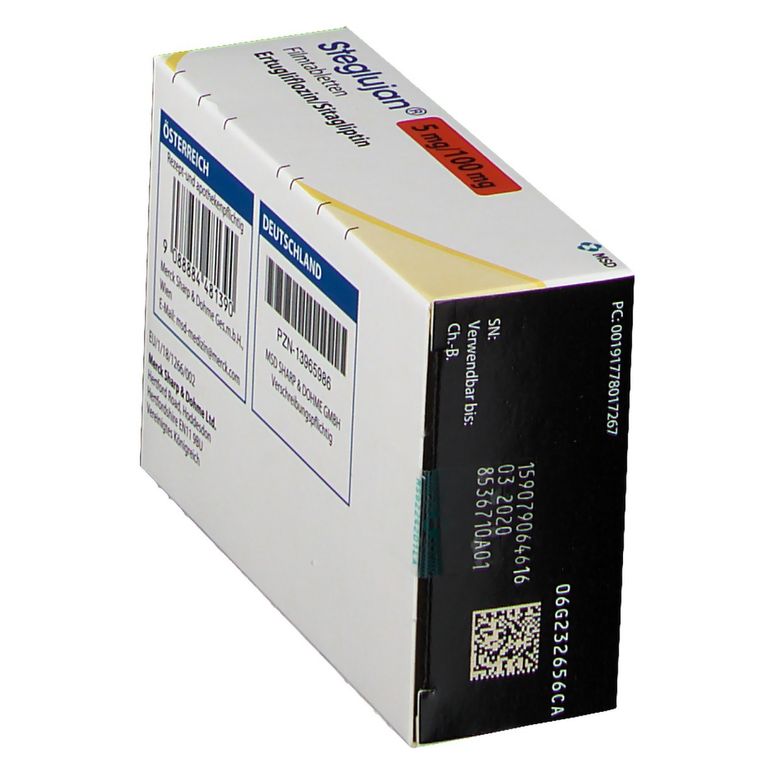 Steglujan® 5 mg/100 mg 28 St mit dem E-Rezept kaufen - Shop Apotheke