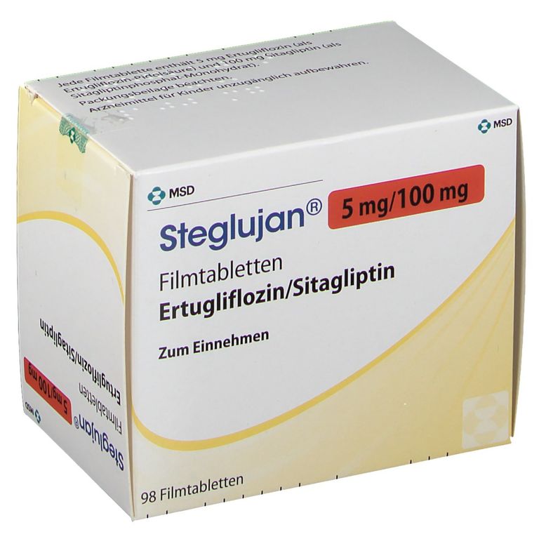 Steglujan® 5 mg/100 mg 98 St mit dem E-Rezept kaufen - Shop Apotheke