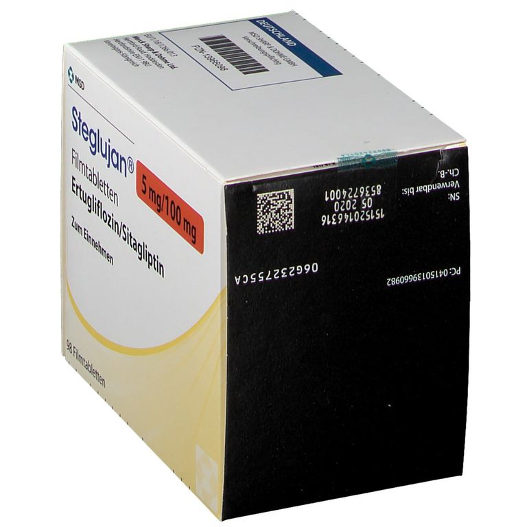 Steglujan® 5 mg/100 mg 98 St mit dem E-Rezept kaufen - Shop Apotheke