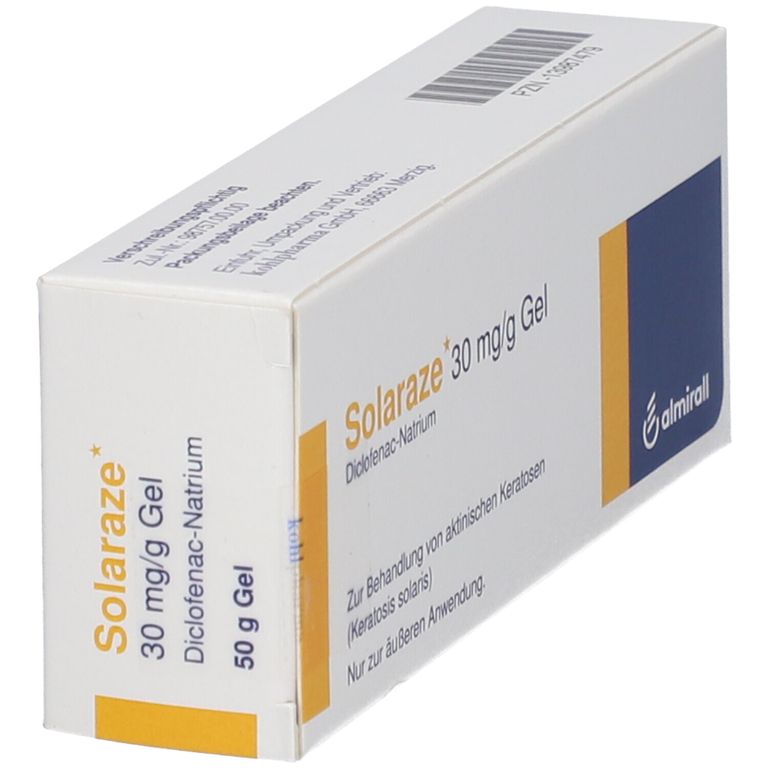 SOLARAZE 3% Gel 50 g mit dem E-Rezept kaufen - Shop Apotheke