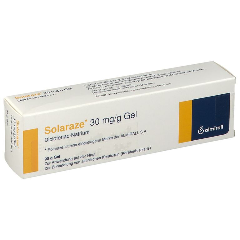 Solaraze 3% Gel 90 g mit dem E-Rezept kaufen - Shop Apotheke