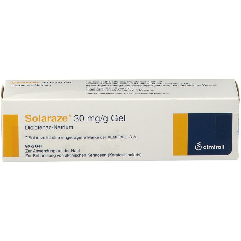 Solaraze 3% Gel 90 g mit dem E-Rezept kaufen - Shop Apotheke