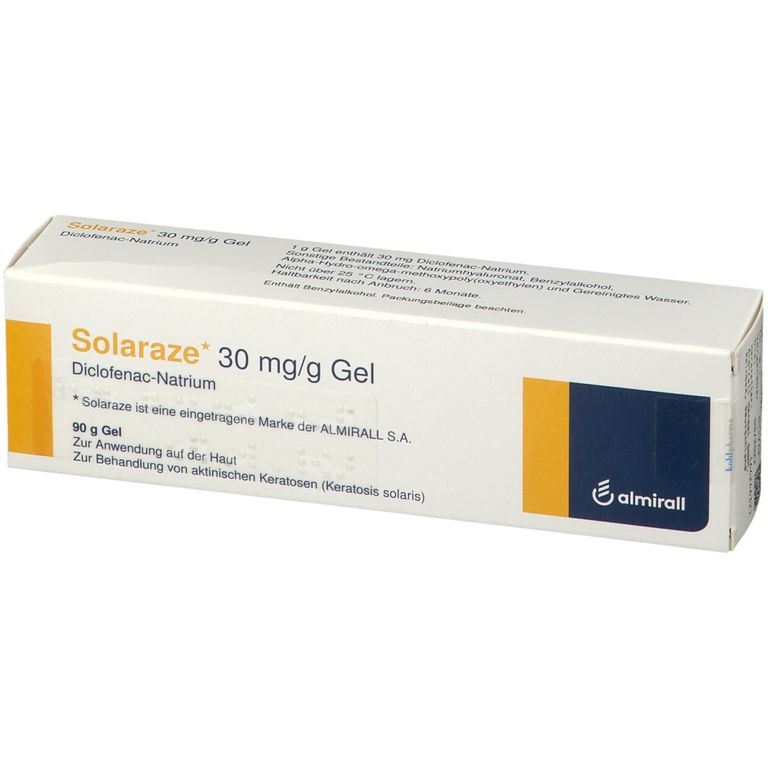 Solaraze 3% Gel 90 g mit dem E-Rezept kaufen - Shop Apotheke