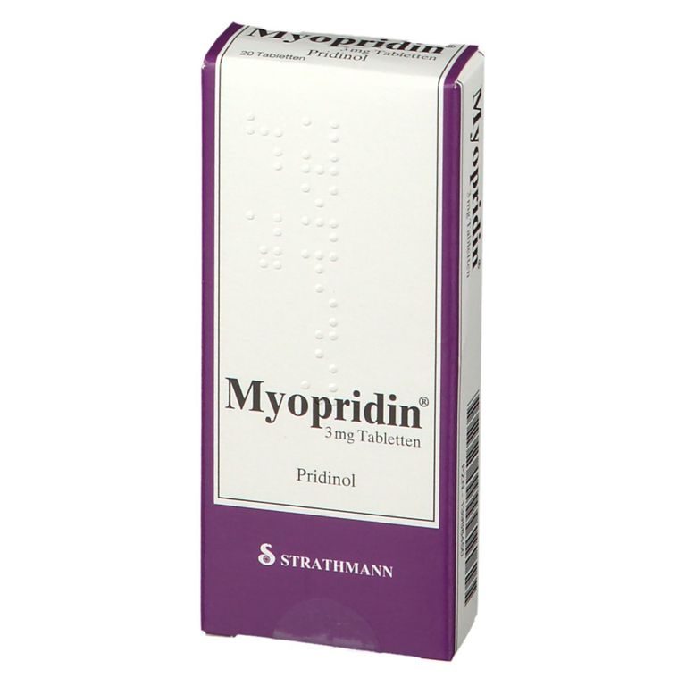 Myopridin® 3 mg 20 St mit dem E-Rezept kaufen - Shop Apotheke