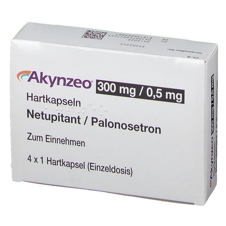 Akynzeo® 300 mg/0,5 mg 4 St mit dem E-Rezept kaufen - Shop Apotheke