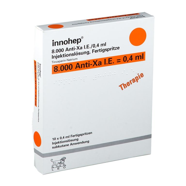Innohep® 8.000 Anti-Xa I.E./0,4 ml 10 St mit dem E-Rezept kaufen - Shop ...