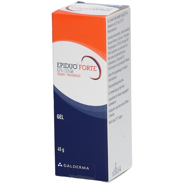 EPIDUO® FORTE 0,3 %/2,5 % 45 g mit dem E-Rezept kaufen - Shop Apotheke