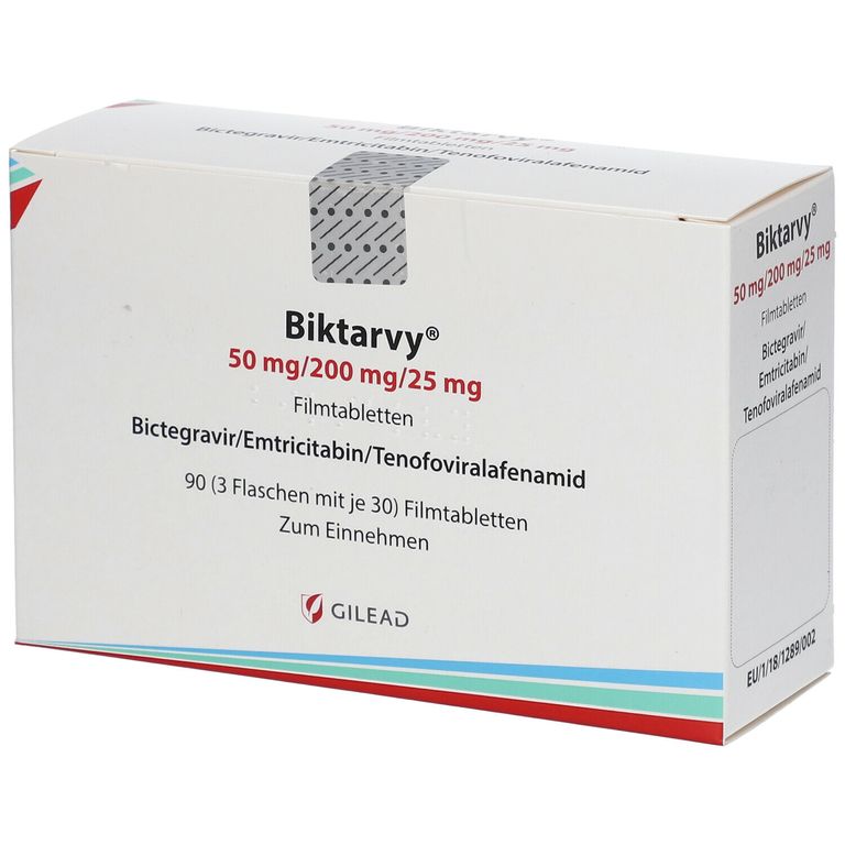 Biktarvy® 50 mg/200 mg/25 mg 3x30 St mit dem E-Rezept kaufen - Shop ...