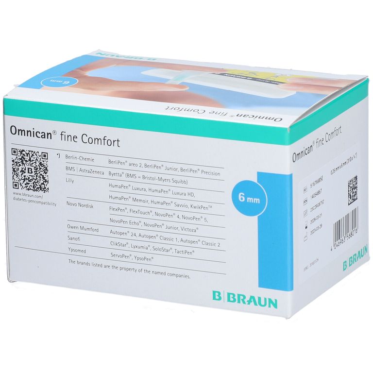 Omnican® fine Comfort (31G) 0,25 x 6 mm 1 St - Shop Apotheke