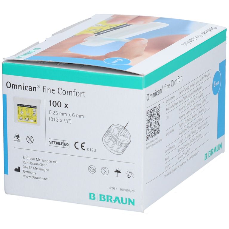 Omnican® fine Comfort (31G) 0,25 x 6 mm 1 St - Shop Apotheke