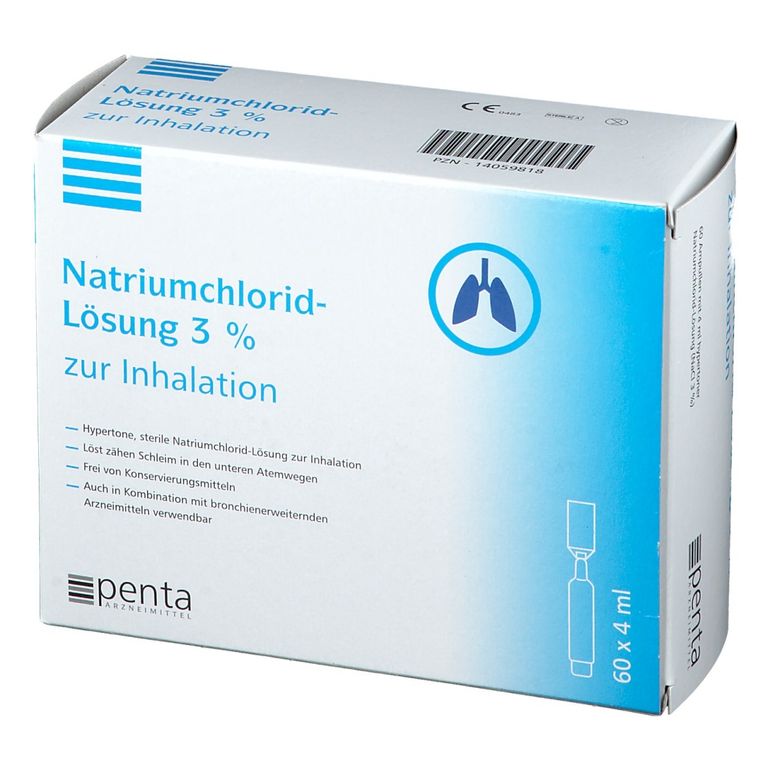 Natriumchlorid-Lösung 3% 60x4 ml - Shop Apotheke