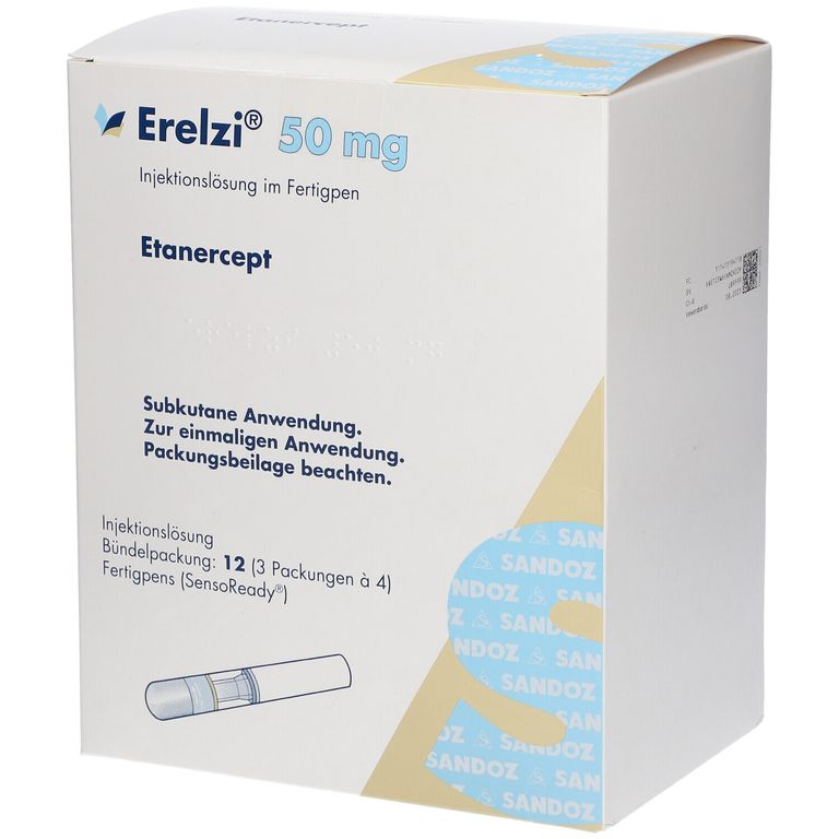 Erelzi® 50 mg 12 St mit dem E-Rezept kaufen - Shop Apotheke