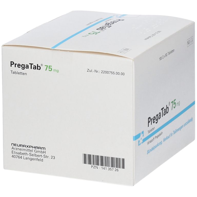 PregaTab® 75 mg 100 St mit dem E-Rezept kaufen - Shop Apotheke