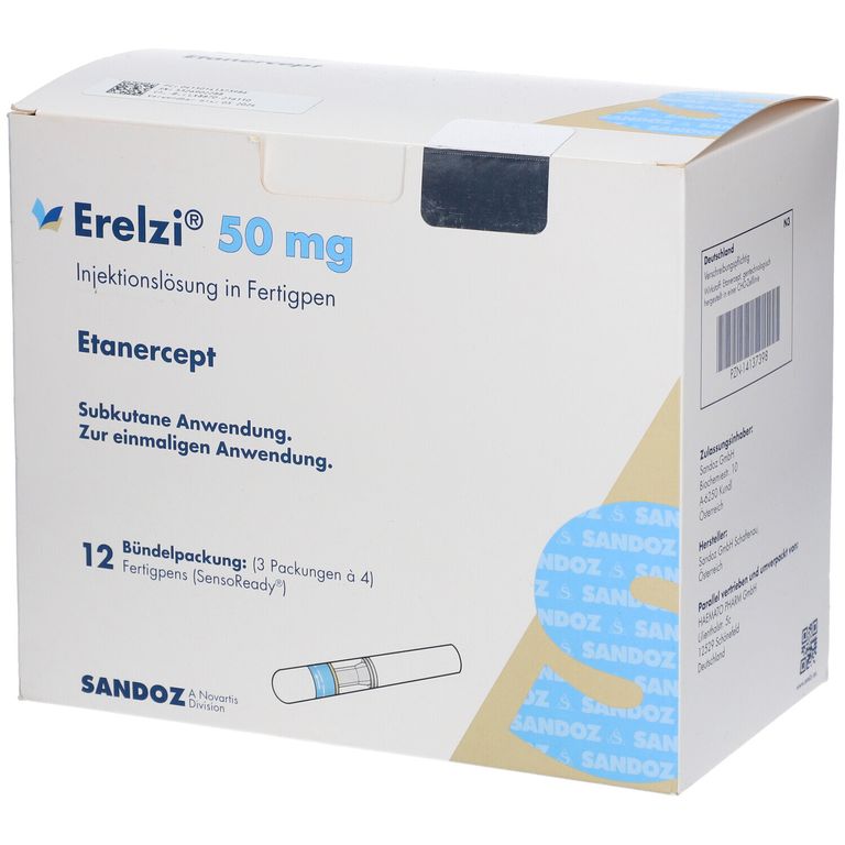 Erelzi 50 mg 12 St mit dem E-Rezept kaufen - Shop Apotheke
