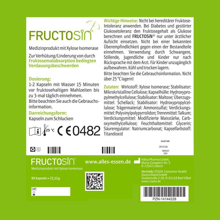 FRUCTOSiN® - zur Linderung von durch Fruktosemalabsorption bedingten ...
