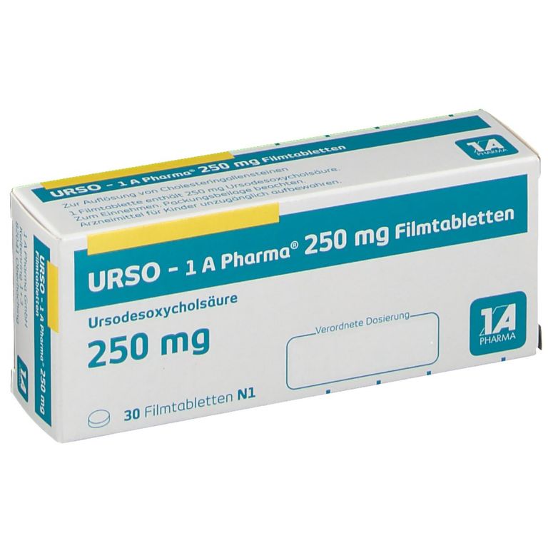 Urso 1A Pharma® 250Mg 30 St mit dem E-Rezept kaufen - Shop Apotheke