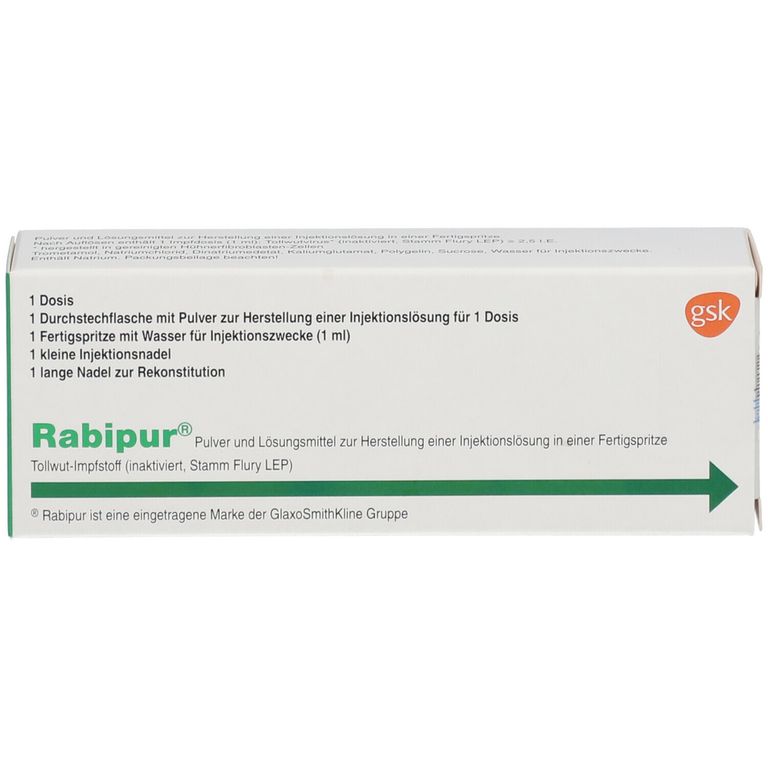 Rabipur 1 St mit dem E-Rezept kaufen - Shop Apotheke