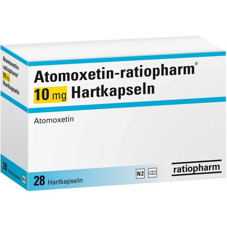 Atomoxetin-ratiopharm® 10 mg 28 St mit dem E-Rezept kaufen - Shop Apotheke