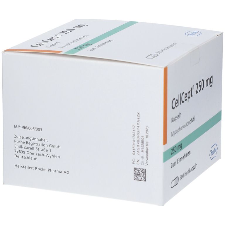 Cellcept® 250Mg 300 St mit dem E-Rezept kaufen - Shop Apotheke