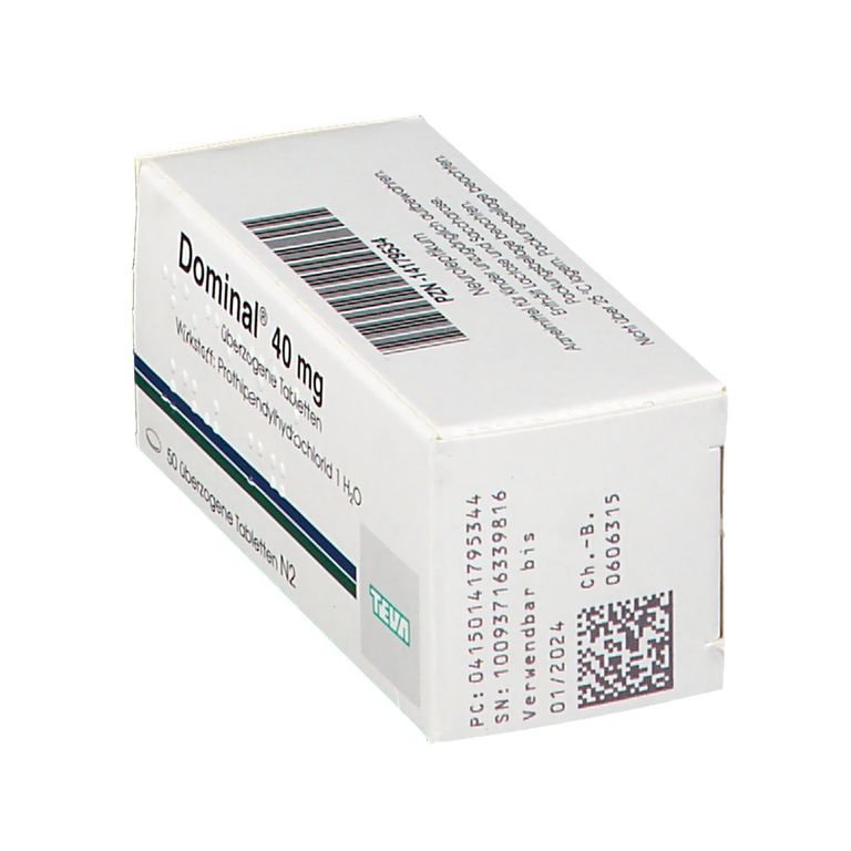Dominal® 40 mg 50 St mit dem E-Rezept kaufen - Shop Apotheke