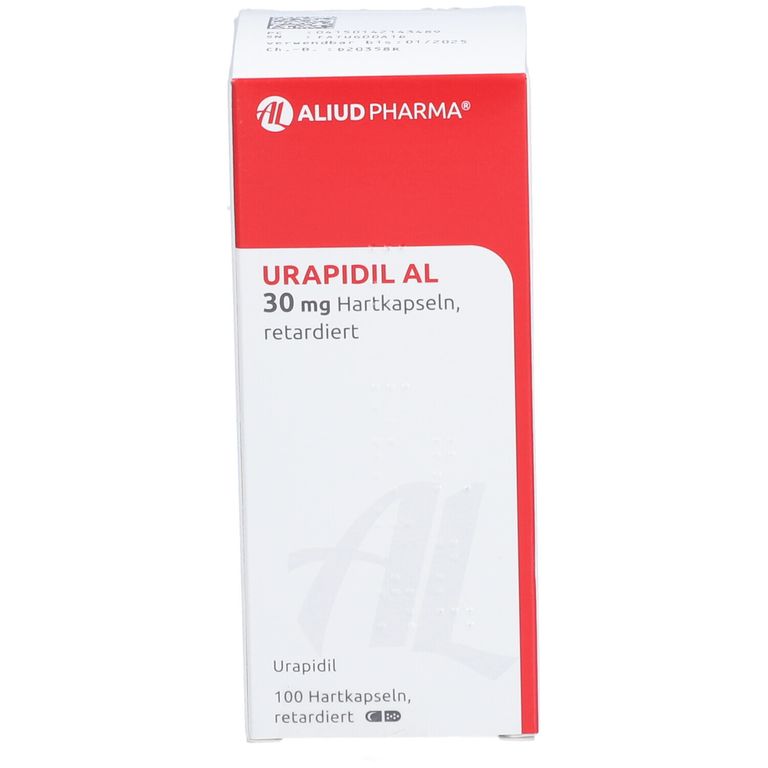 URAPIDIL AL 30 mg Hartkapseln retardiert 100 St mit dem E-Rezept kaufen ...