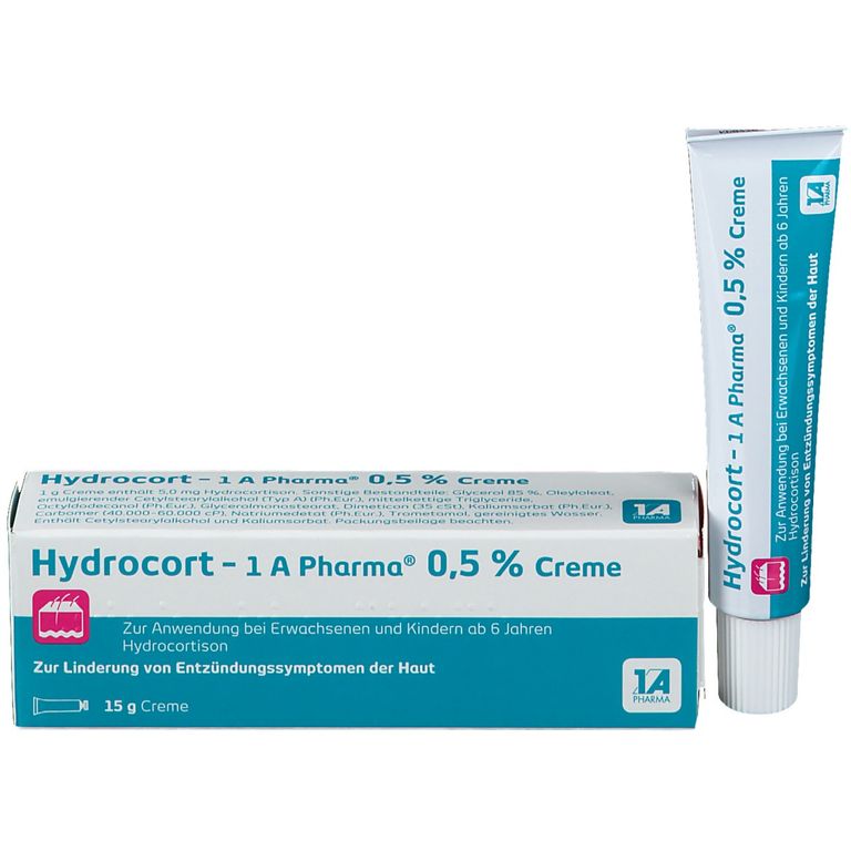 Hydrocort-1 A Pharma® 0,5% Creme 15 g - SHOP APOTHEKE