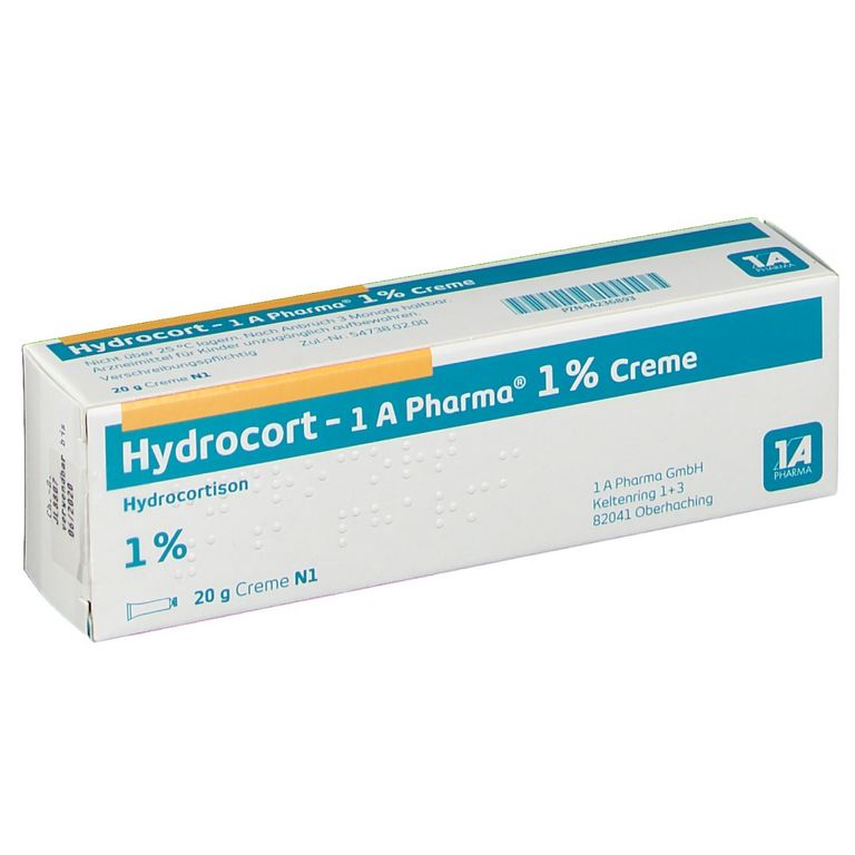 Hydrocort 1A Pharma® 1% Cre 20 g mit dem E-Rezept kaufen - Shop Apotheke