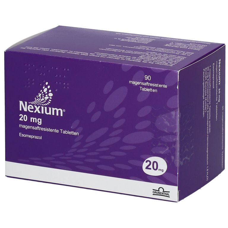 Nexium® 20Mg 90 St mit dem E-Rezept kaufen - Shop Apotheke