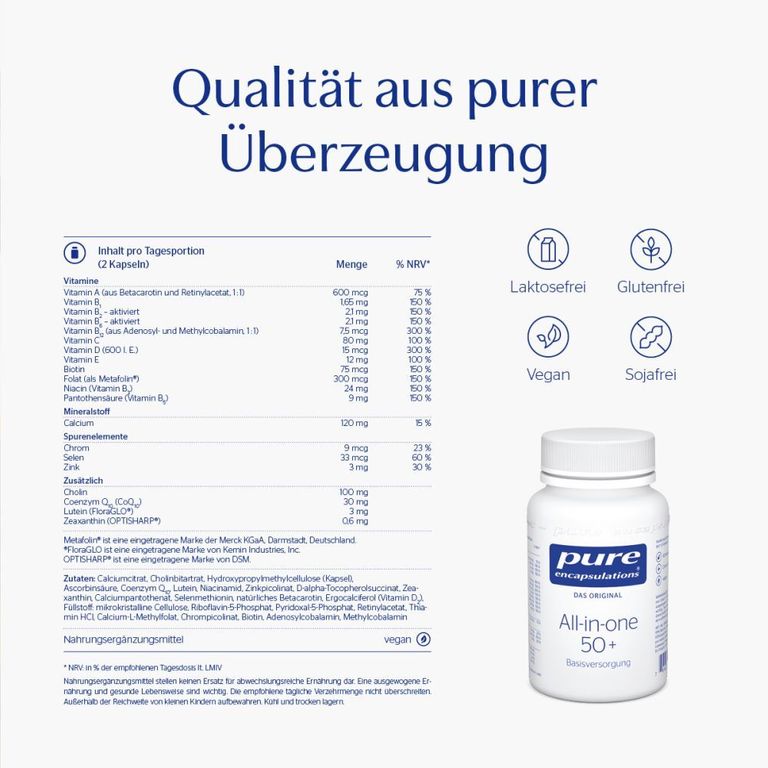 Pure Encapsulations® All-in-one 50+ 60 St - Shop Apotheke
