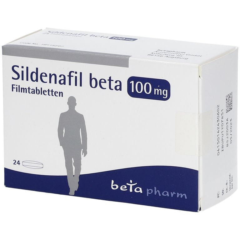 Sildenafil beta 100 mg 24 St mit dem E-Rezept kaufen - Shop Apotheke