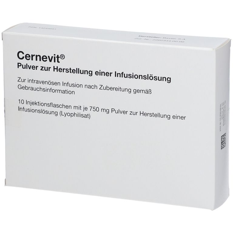 Cernevit® 750Mg 10 St mit dem E-Rezept kaufen - Shop Apotheke