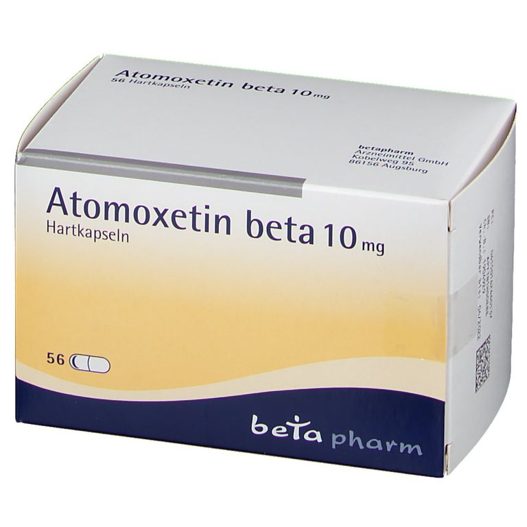 Atomoxetin beta 10 mg 56 St mit dem E-Rezept kaufen - Shop Apotheke