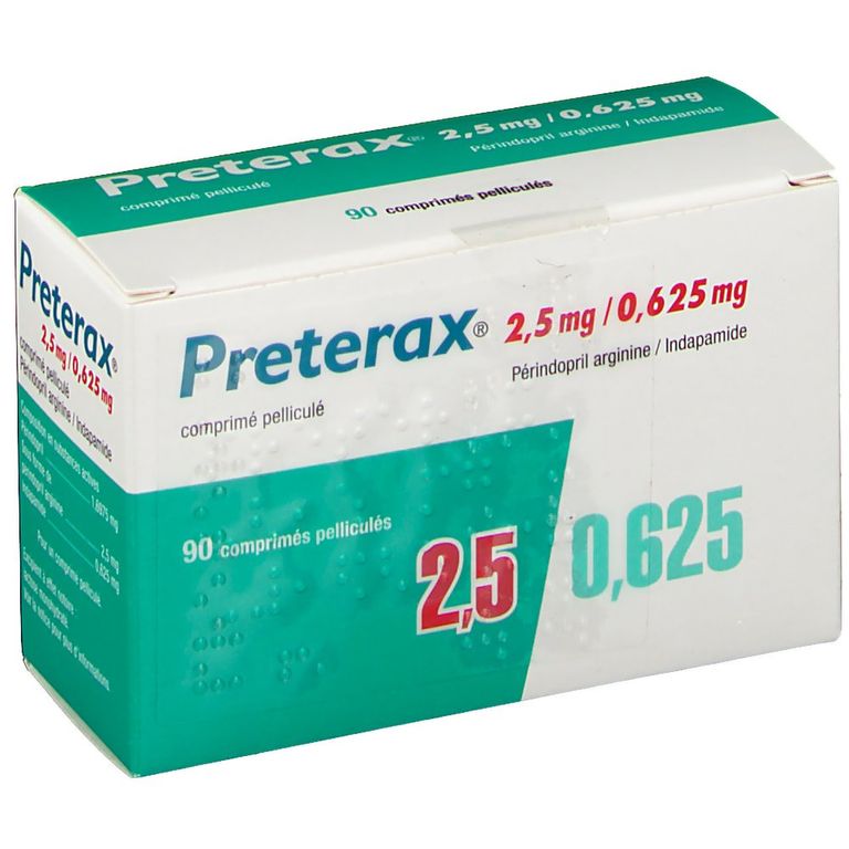 Preterax N 2,5 mg/0,625 mg 90 St mit dem E-Rezept kaufen - Shop Apotheke