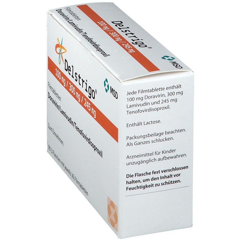 Delstrigo® 100 mg/300 mg/245 mg 90 St mit dem E-Rezept kaufen - Shop ...