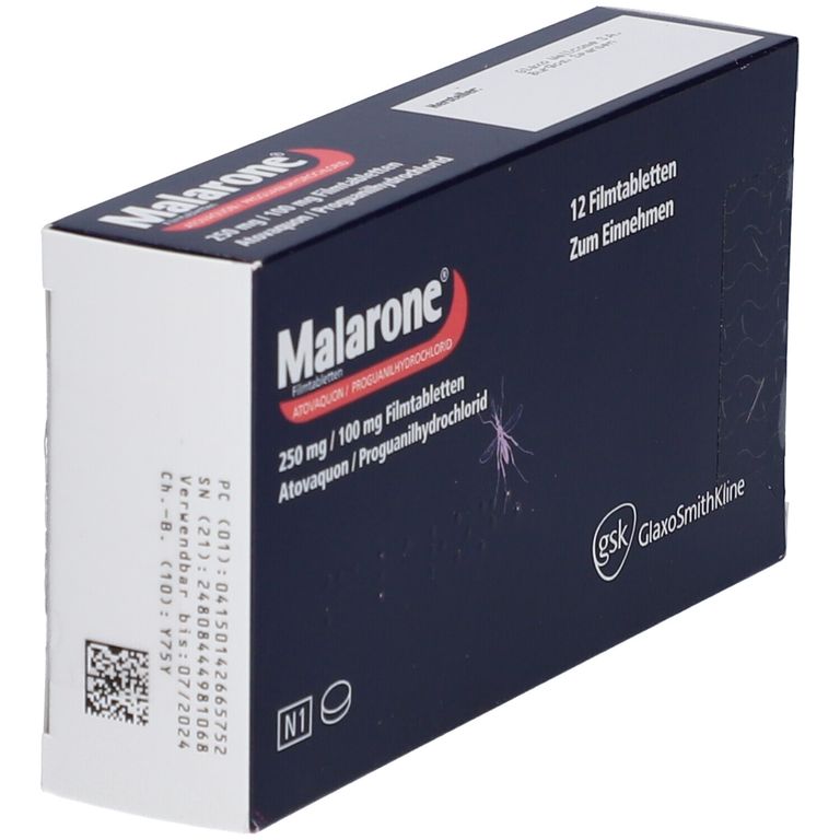 Malarone® 12 St mit dem E-Rezept kaufen - Shop Apotheke