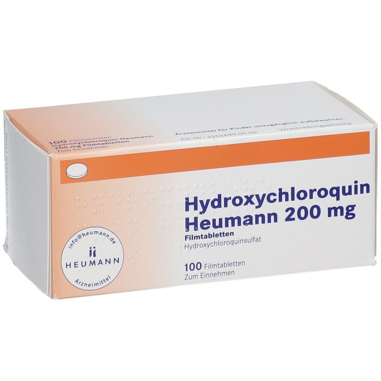 HYDROXYCHLOROQUIN Heumann 200 mg Filmtabletten 100 St mit dem E-Rezept ...