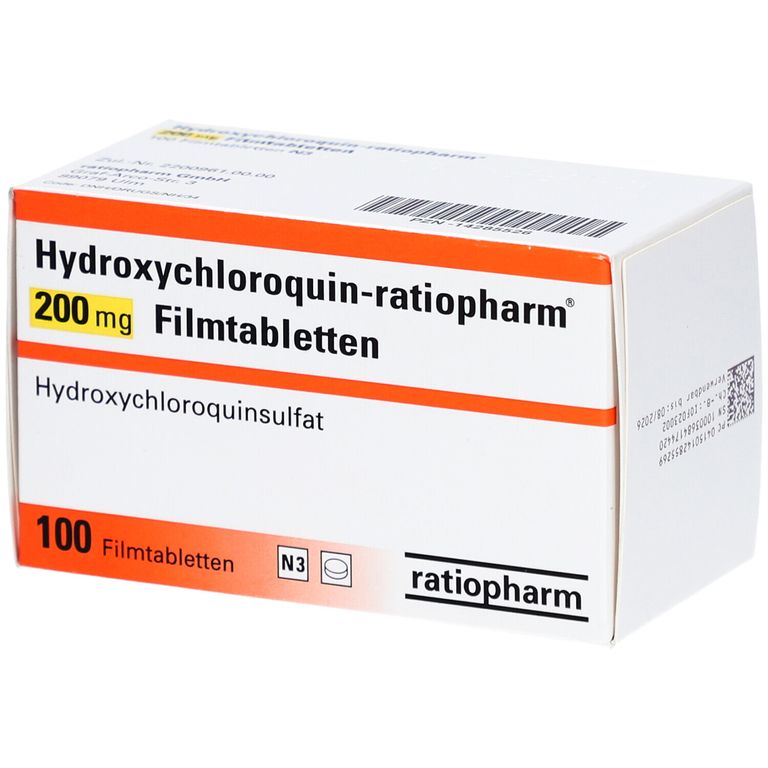 Hydroxychloroquin-ratiopharm® 200 mg 100 St mit dem E-Rezept kaufen ...