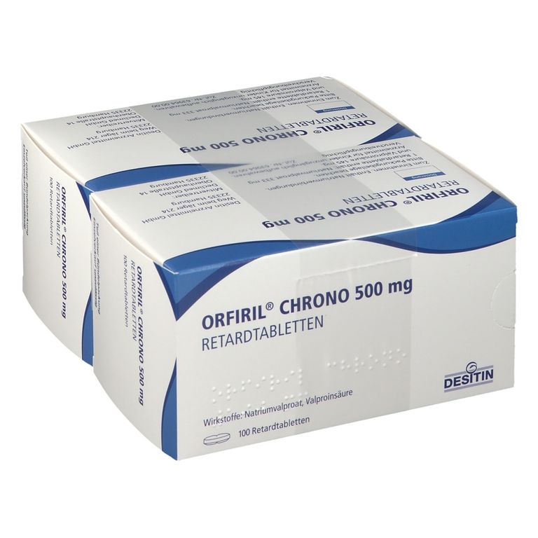 Orfiril® chrono 500 mg 2x100 St mit dem E-Rezept kaufen - Shop Apotheke