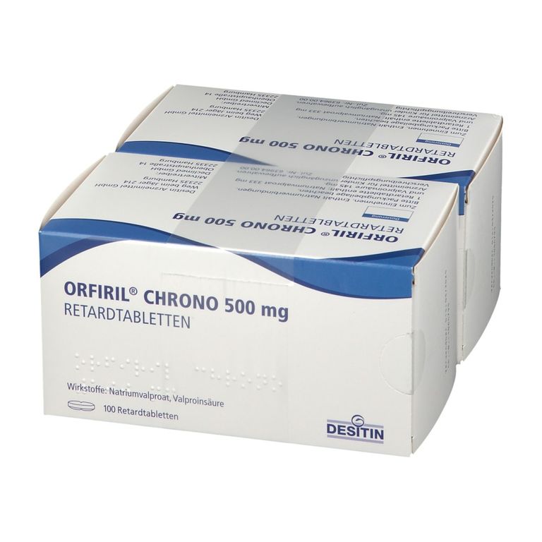 Orfiril® chrono 500 mg 2x100 St mit dem E-Rezept kaufen - Shop Apotheke