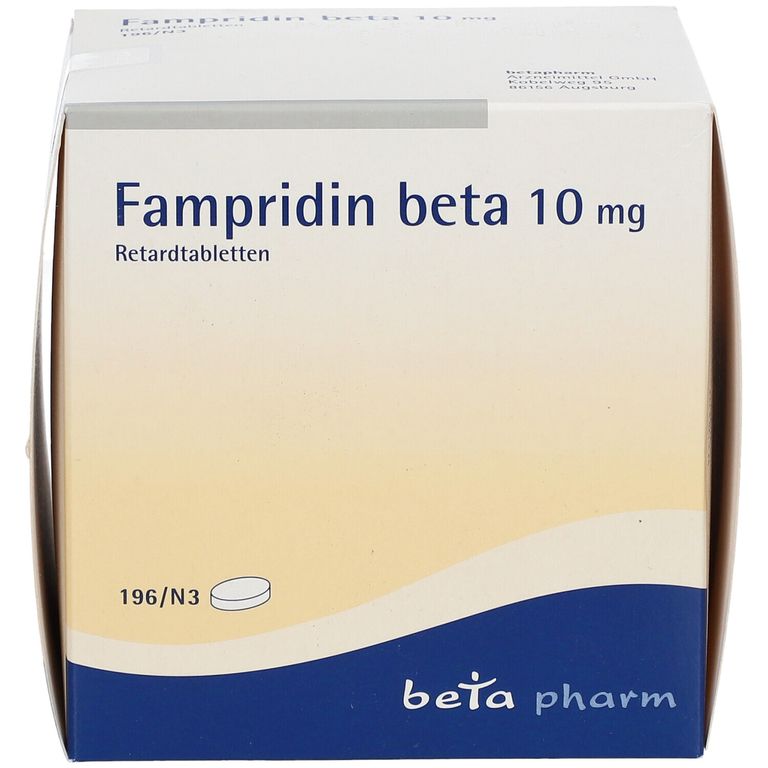 FAMPRIDIN beta 10 mg Retardtabletten 14 Wochen 14x14 St mit dem E ...