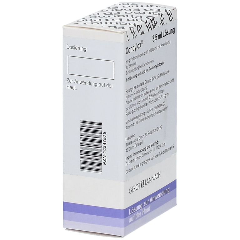 Condylox 5 mg/1 ml 3,5 ml mit dem E-Rezept kaufen - Shop Apotheke