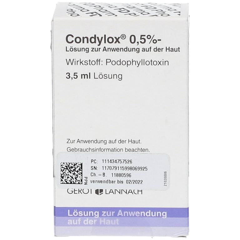 Condylox 5 mg/1 ml 3,5 ml mit dem E-Rezept kaufen - Shop Apotheke