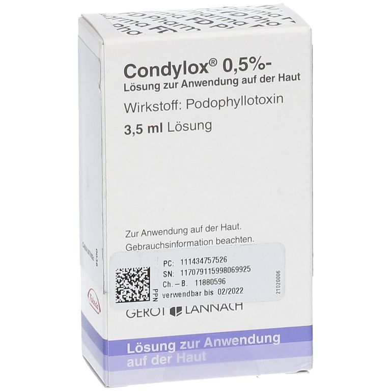 Condylox 5 mg/1 ml 3,5 ml mit dem E-Rezept kaufen - Shop Apotheke