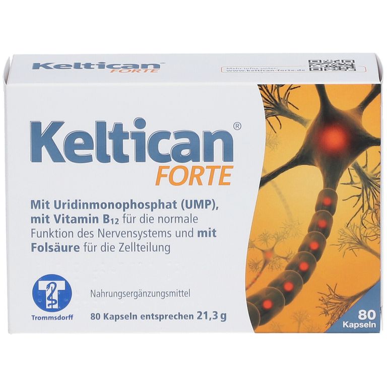 Keltican® forte Kapseln mit Uridinmonophosphat (UMP), Vitamin B12 und ...