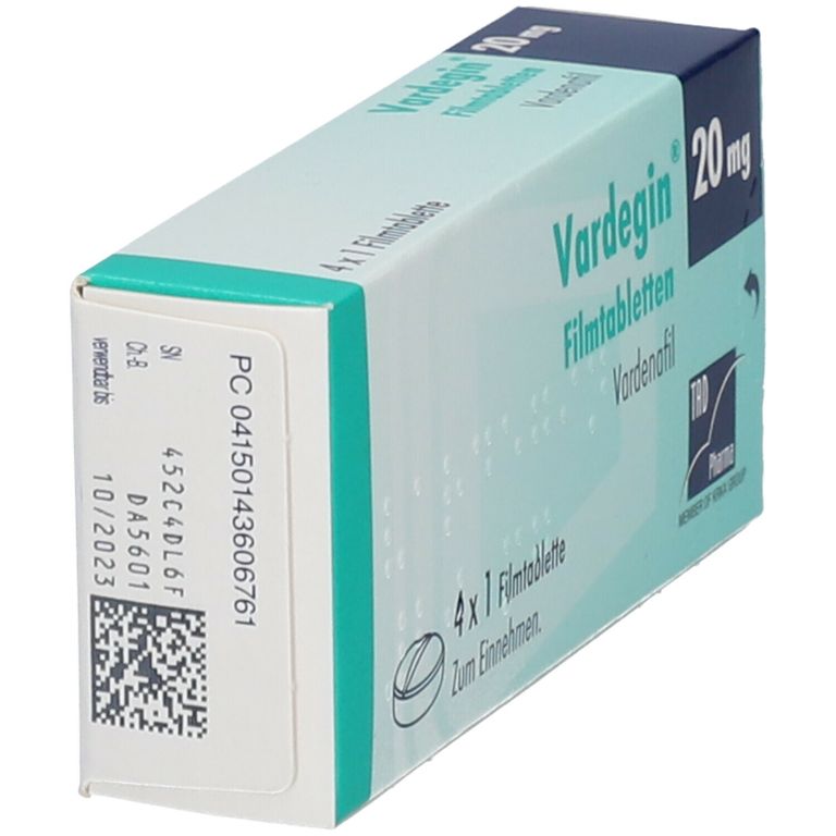 Vardegin® 20 mg 4 St mit dem E-Rezept kaufen - Shop Apotheke