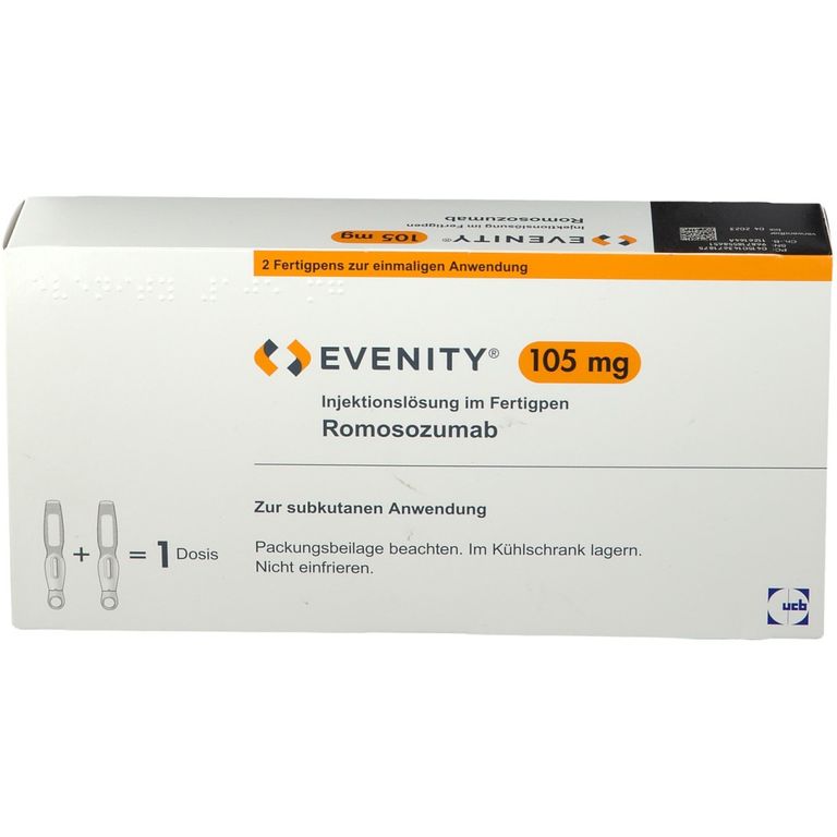 EVENITY® 105 mg 2 St mit dem E-Rezept kaufen - Shop Apotheke