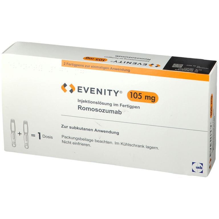 EVENITY® 105 mg 2 St mit dem E-Rezept kaufen - Shop Apotheke
