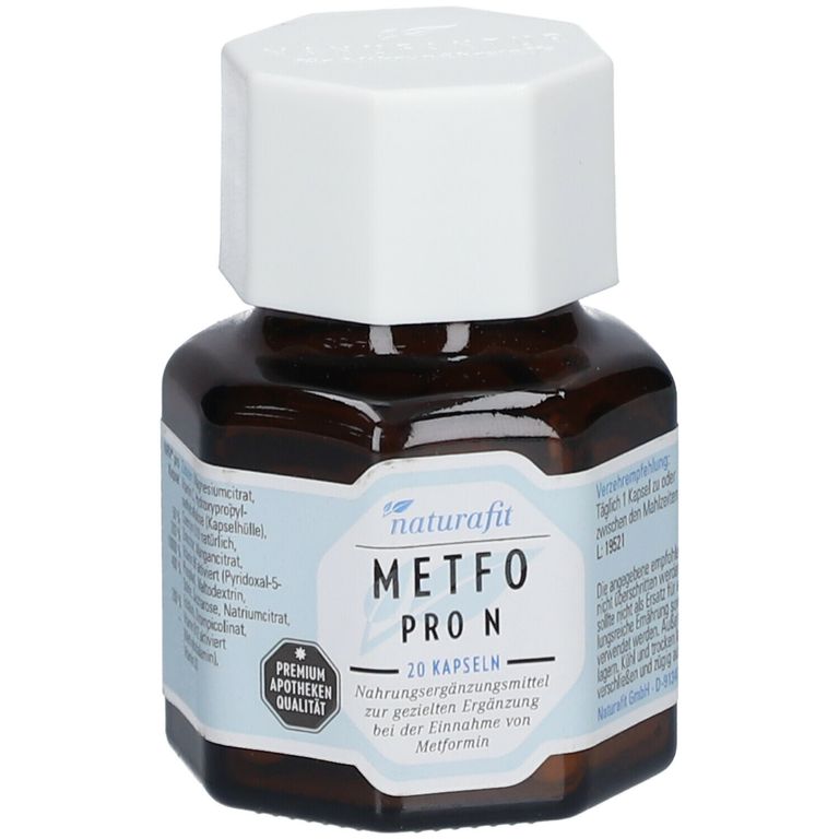 naturafit METFO PRO N 20 St - Shop Apotheke