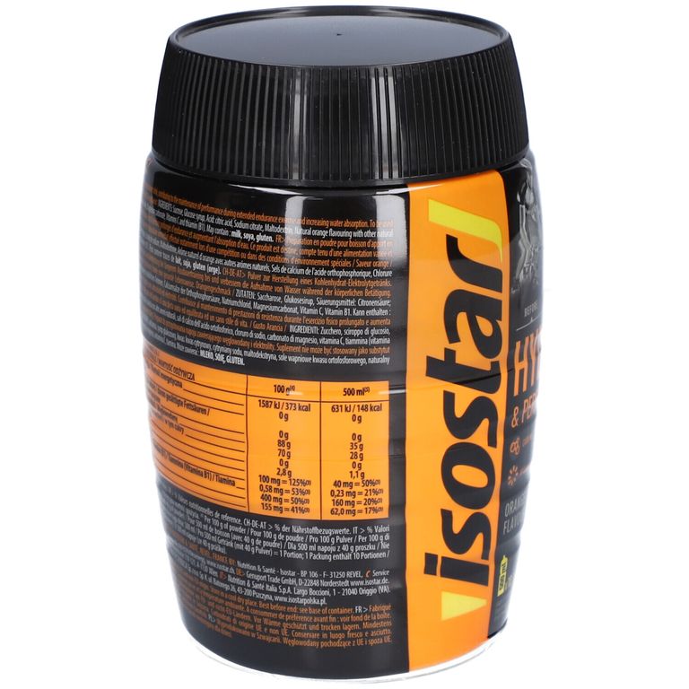 Isostar Hydrate & Perform, Orange, Pulver 400 g - Shop Apotheke
