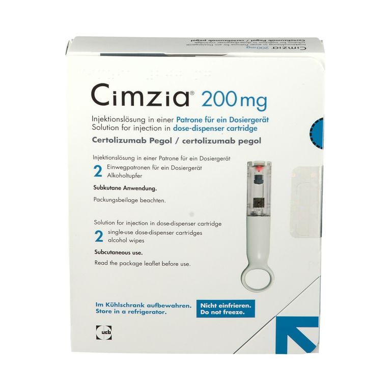 Cimzia 200 mg 1x2 St mit dem E-Rezept kaufen - Shop Apotheke